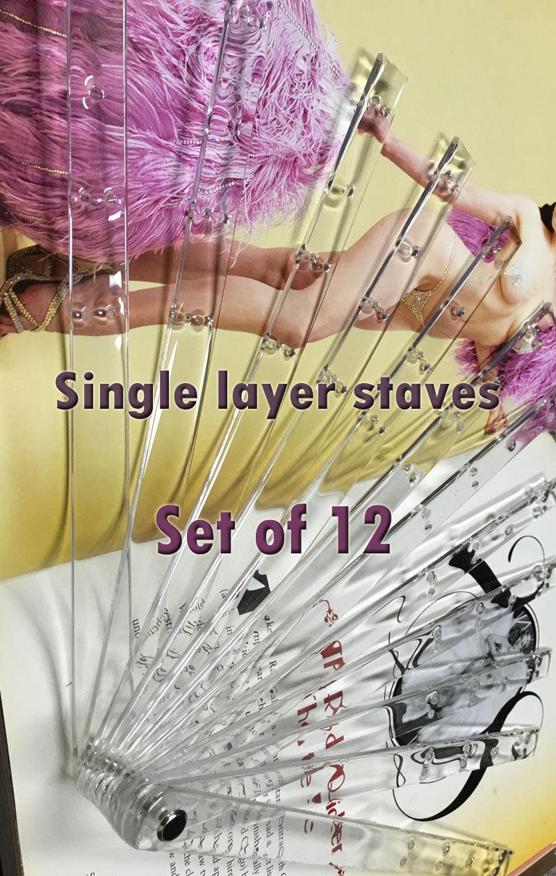 Look no further for the feathers fan staves for sale | Feathers fans