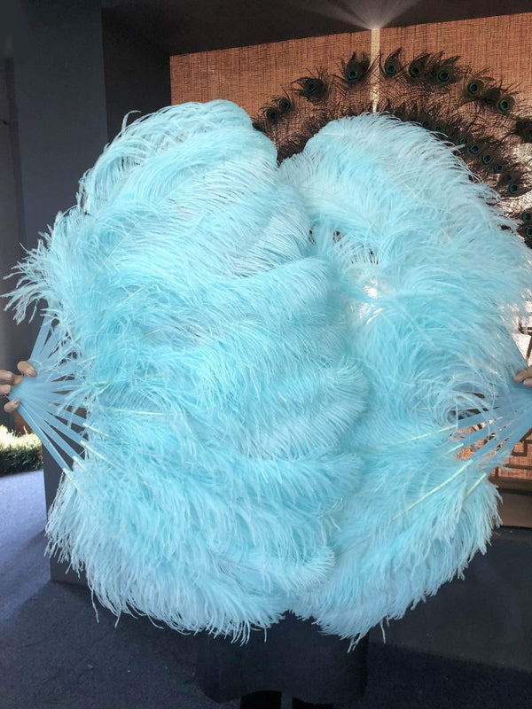 AQUA Single layer Ostrich Feather fan alternative on a budget ...